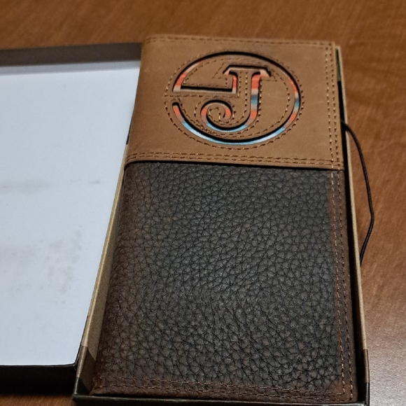 Justin Boots | Other | Justin Boots Rodeo Leather Wallet With Monogram ...